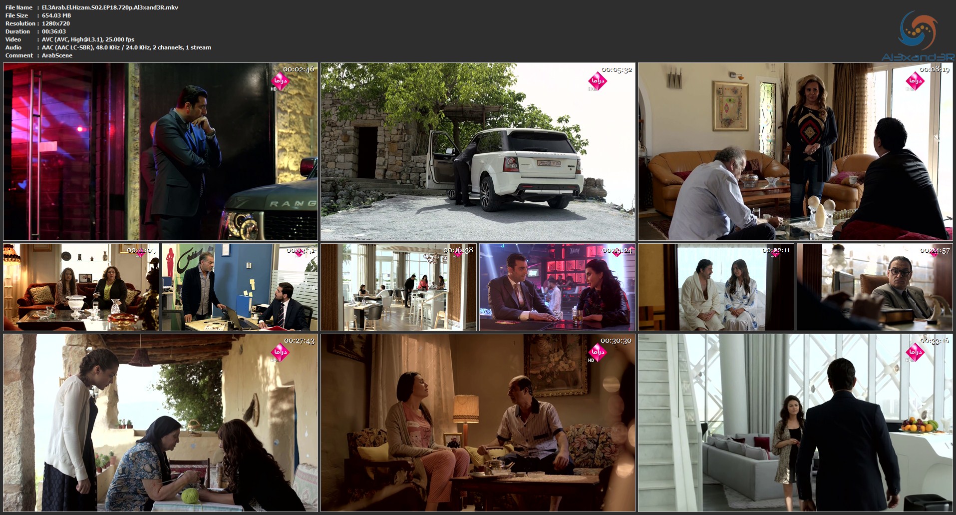 [Torrent] - El.3Arab.El.Hizam.S02.Ep18.HDTV.720p.Al3xand3R مسلسل العراب ...